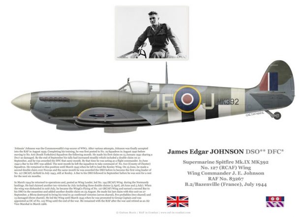 Johnny Johnson’s Spitfire Mk IX MK392 | RAF in Combat