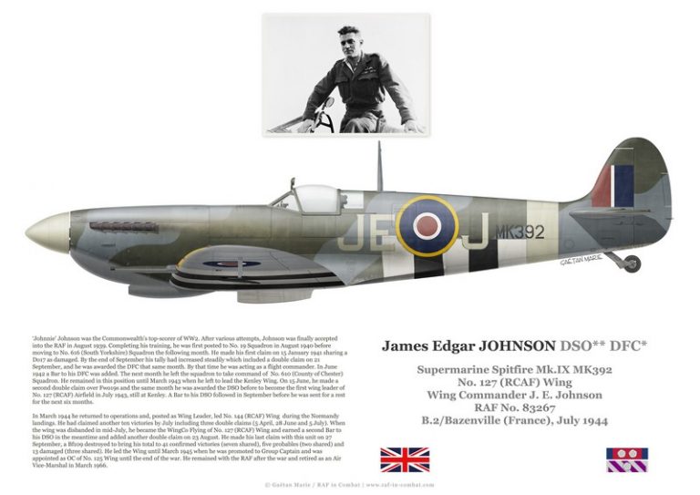 Johnny Johnson’s Spitfire Mk IX MK392 | RAF in Combat